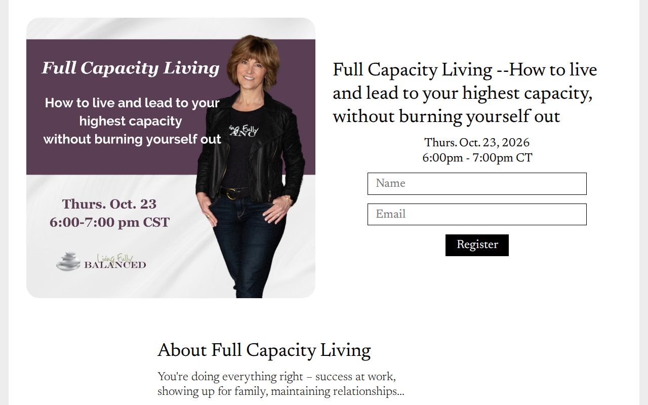 Full Capacity Living
